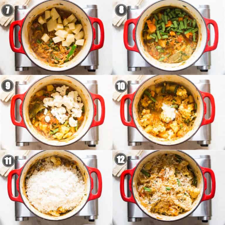 One Pot Vegetable Tehri Recipe | Tahiri - Curry Trail