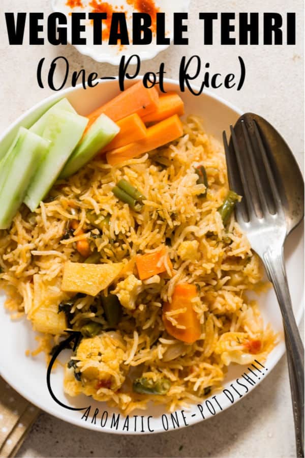 One Pot Vegetable Tehri Recipe | Tahiri - Curry Trail