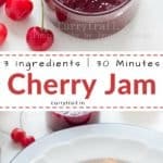 Easy Cherry Jam Recipe without Pectin - CurryTrail