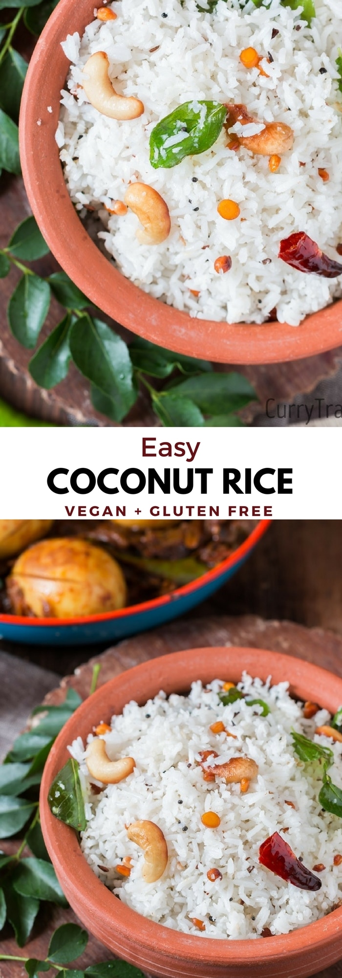 Easy South Indian Coconut Rice Recipe - CurryTrail