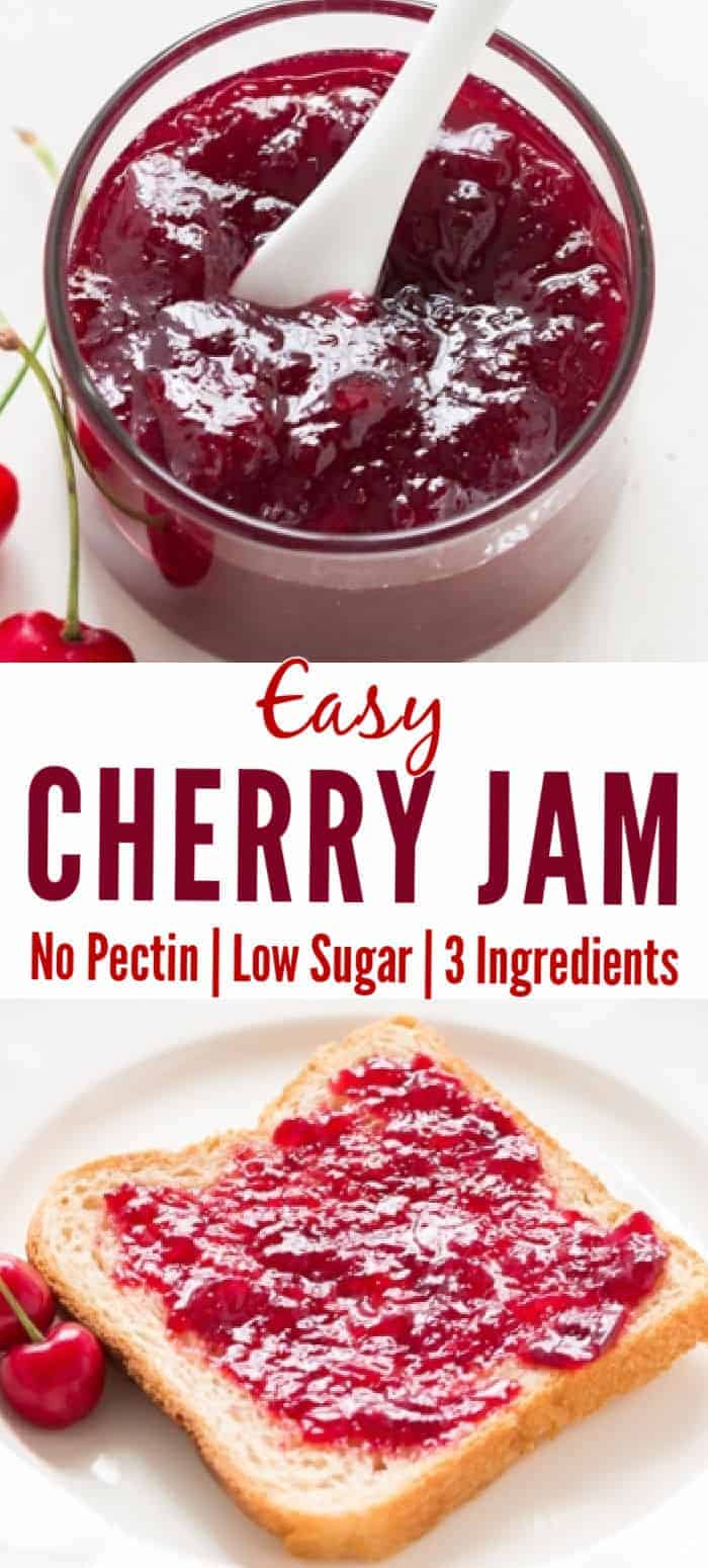 Cherry Jam Recipe without Pectin - CurryTrail