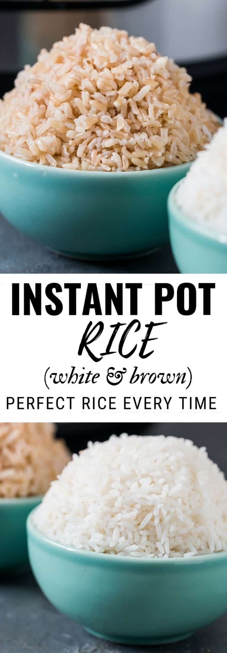 Cooking Rice in Instant Pot (White and Brown Rice) - CurryTrail
