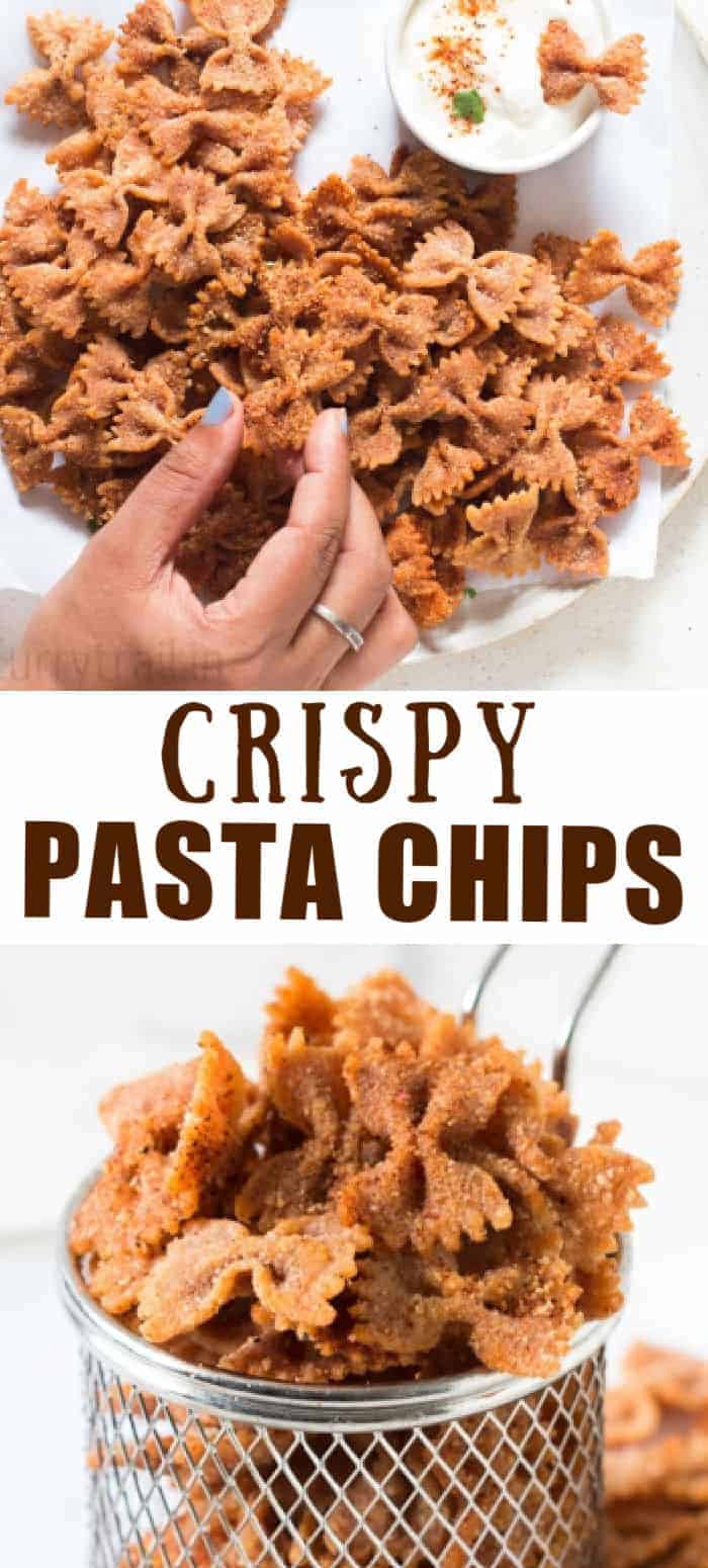 Homemade Crispy Pasta Chips Recipe - CurryTrail