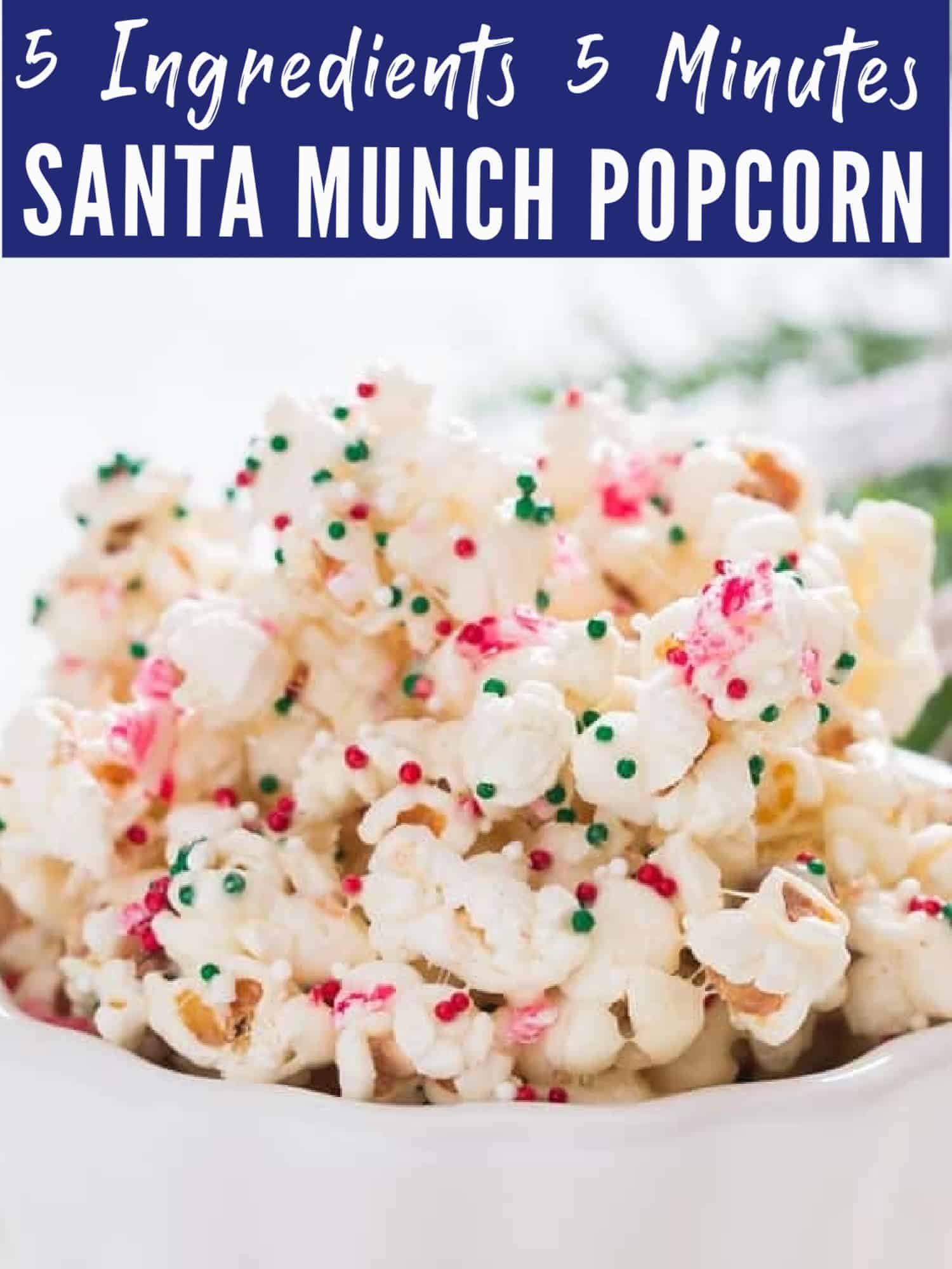 Santa Munch Christmas Popcorn Snack Mix - CurryTrail