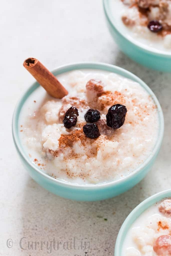 Instant Pot Rice Pudding Recipe(Video) - CurryTrail