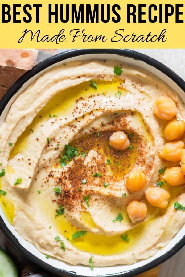 How To Make Hummus From Scratch (Video) - CurryTrail