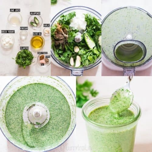 Creamy Cilantro Sauce Recipe [5 Minutes Magic] - CurryTrail