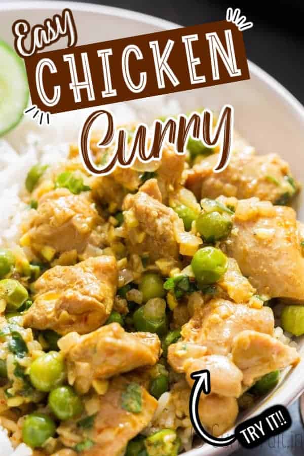 Quick & Easy Chicken Curry Recipe {Video} - CurryTrail