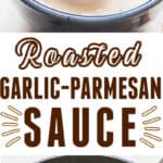 Roasted Garlic Parmesan Sauce Recipe - CurryTrail