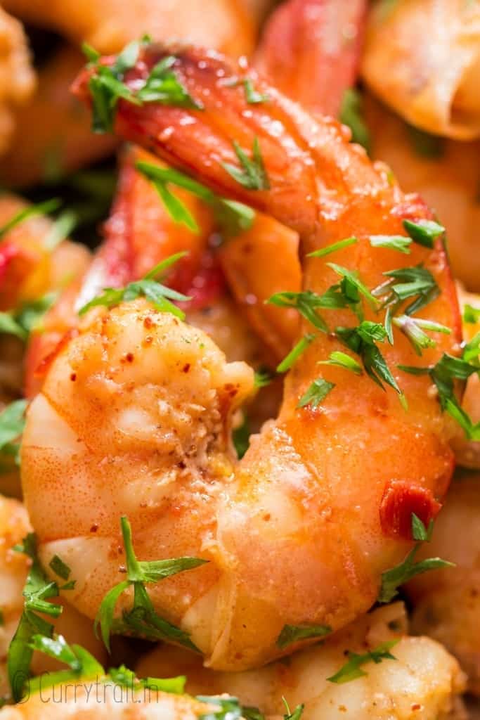 Lemon Garlic Shrimp Recipe (with Pasta or Rice) - CurryTrail