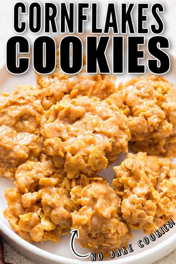Cornflake Cookies [Easy No-Bake Cookies] - CurryTrail