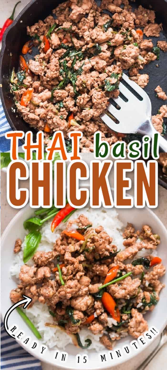 Spicy Thai Basil Chicken Recipe (Gai Pad Krapow) - CurryTrail