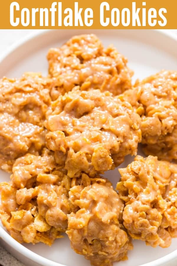 Cornflake Cookies [Easy No-Bake Cookies] - CurryTrail