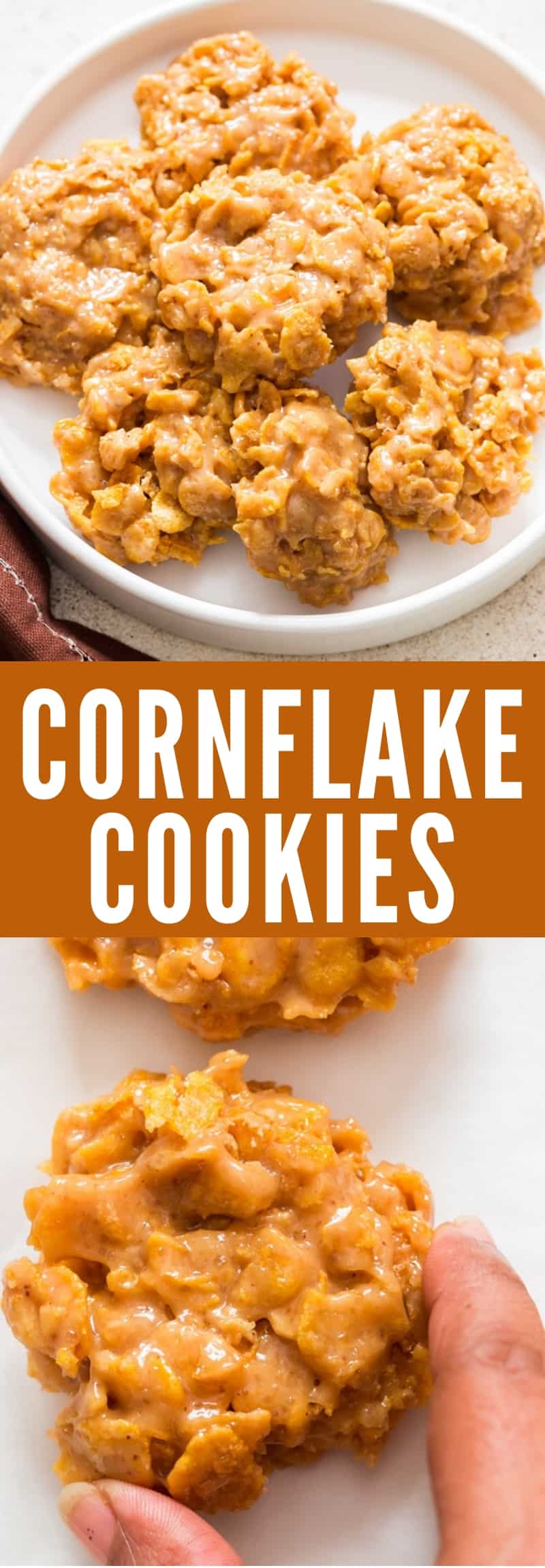 Cornflake Cookies [Easy No-Bake Cookies] - CurryTrail