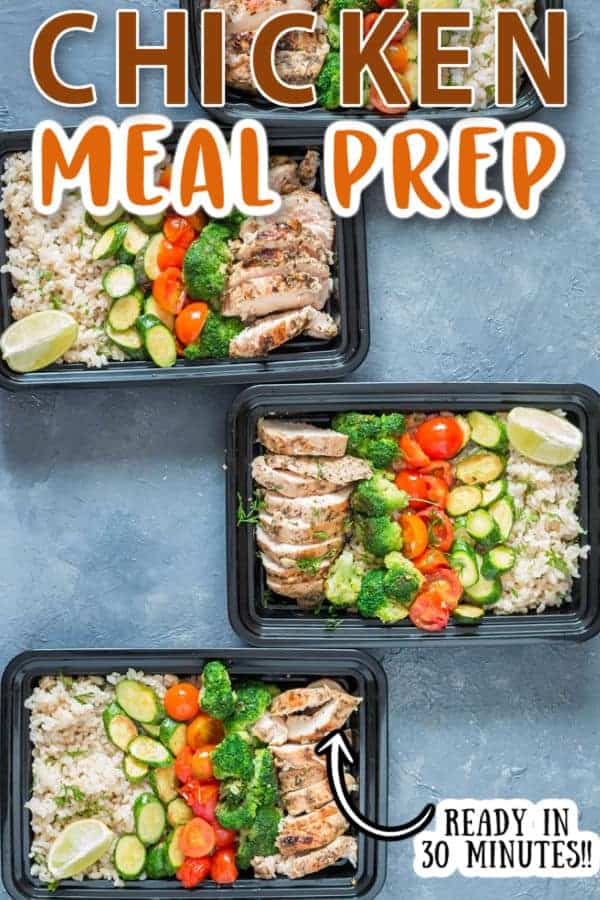 Chicken Meal Prep With Brown Rice - CurryTrail