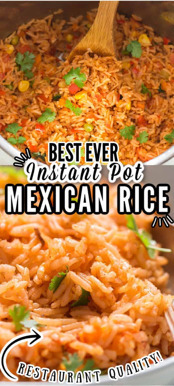 Restaurant Style Instant Pot Mexican Rice - Curry Trail