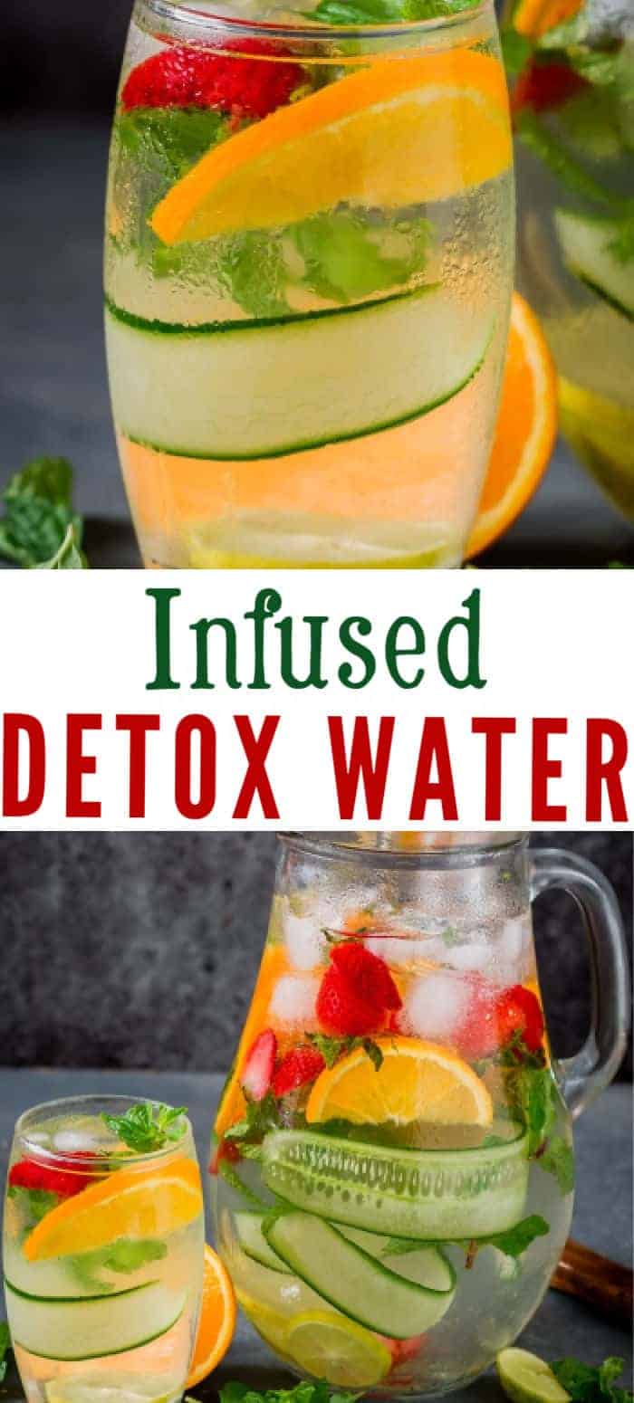 Detox Infused Water | Homemade Vitamin Water - Curry Trail