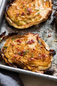 Best Oven Roasted Cabbage Steaks Recipe- Curry Trail