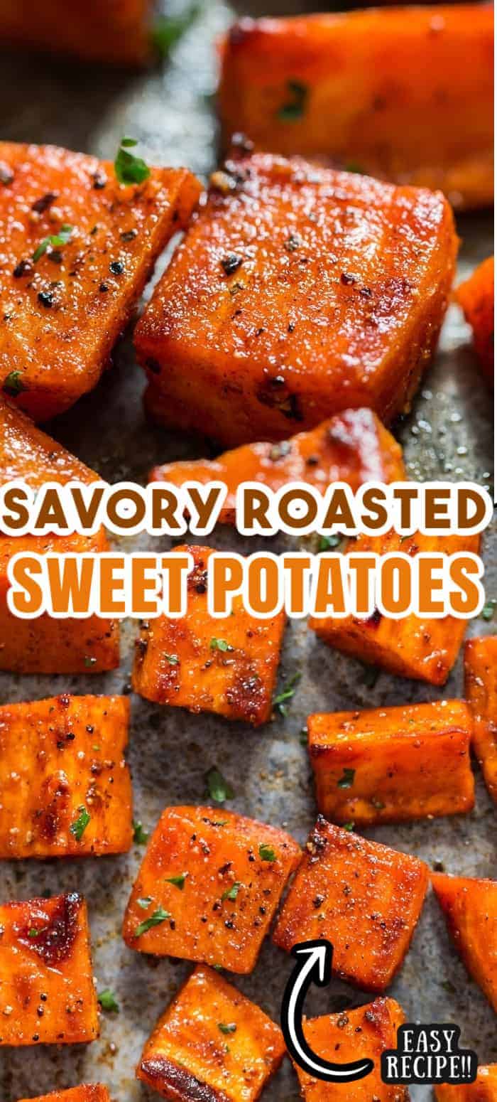 Savory Oven Roasted Sweet Potatoes - Curry Trail