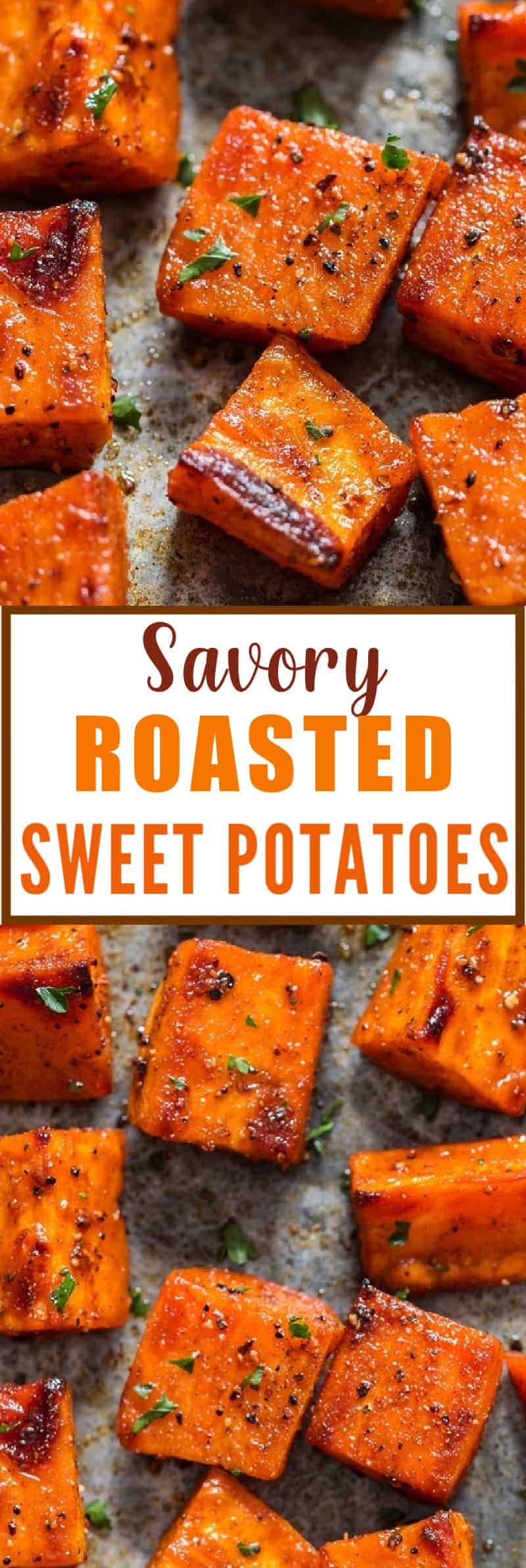 Savory Oven Roasted Sweet Potatoes - Curry Trail