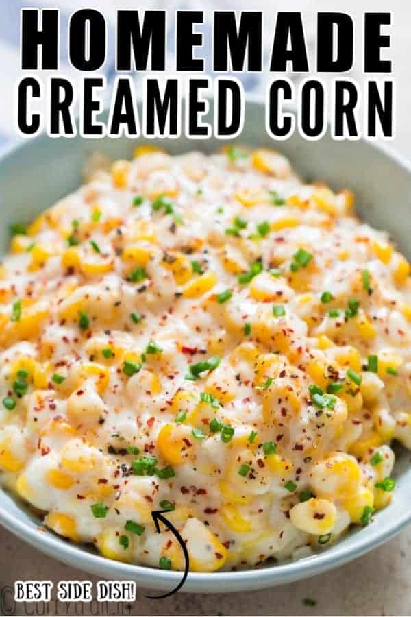 Easy Homemade Creamed Corn Recipe - Curry Trail