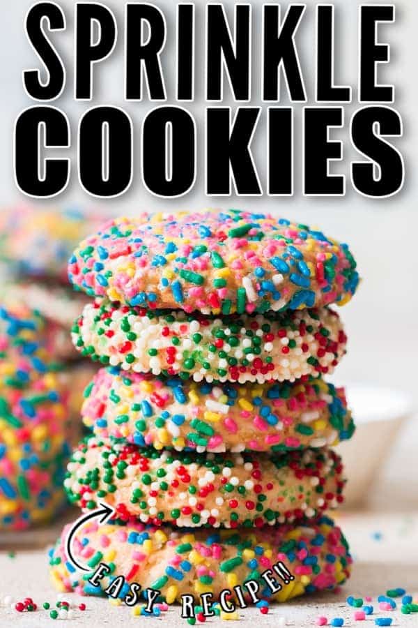 Better-Than-Bakery Rainbow Sprinkle Cookies - Curry Trail