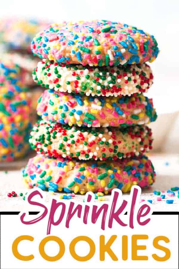 Better-Than-Bakery Rainbow Sprinkle Cookies - Curry Trail