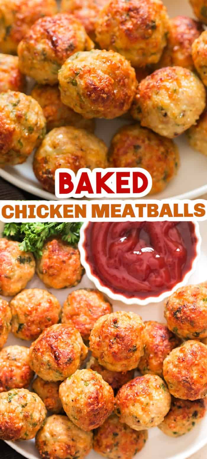 Soft Juicy Baked Chicken Meatballs Recipe - Curry Trail