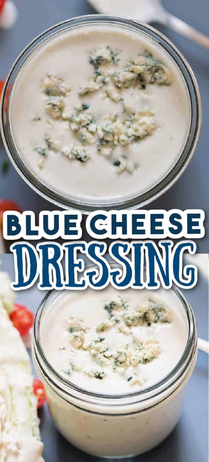 Creamy Homemade Blue Cheese Dressing - Curry Trail