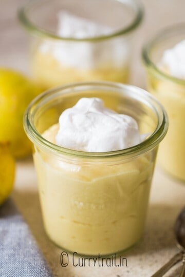 Easy Lemon Pudding Recipe (No-Bake)- Curry Trail