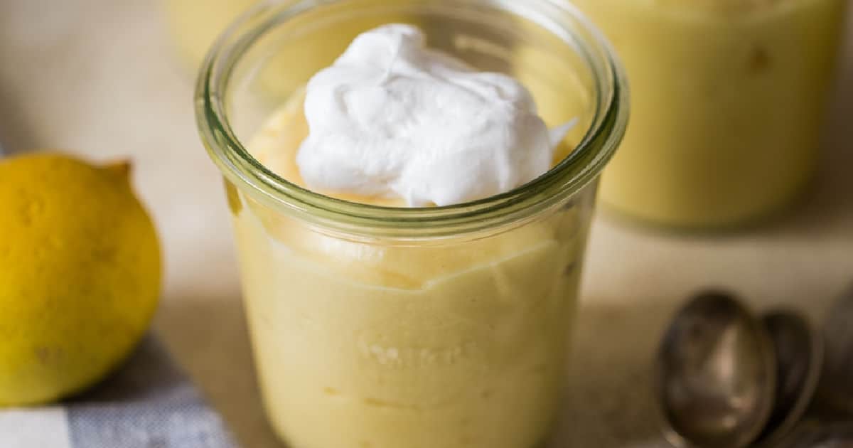 Easy Lemon Pudding Recipe (No-Bake)- Curry Trail