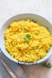 Quick & Easy Turmeric Yellow Rice Recipe - Curry Trail