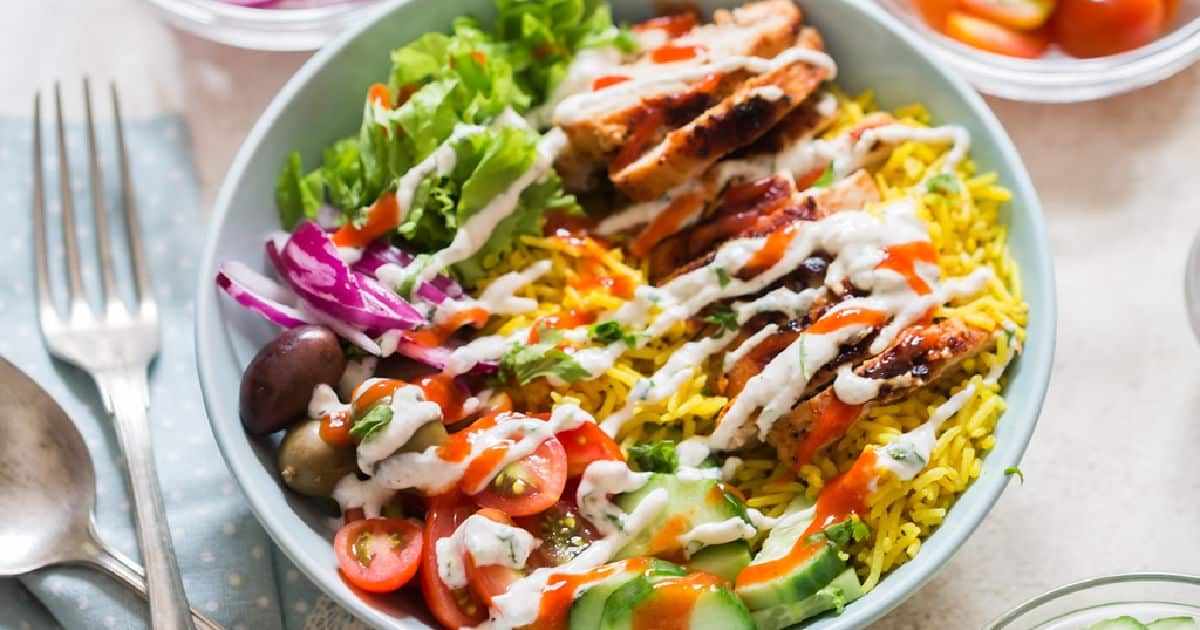 Easy Chicken Shawarma Bowl Recipe - Curry Trail