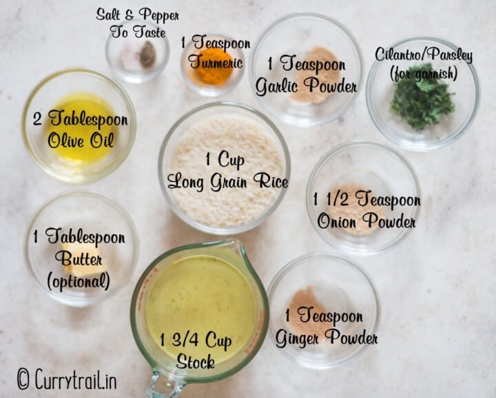 Quick & Easy Turmeric Yellow Rice Recipe - Curry Trail