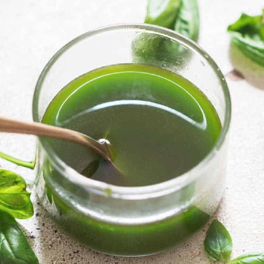 Fresh Basil Oil (Basil Infused Herb Oil) - Curry Trail