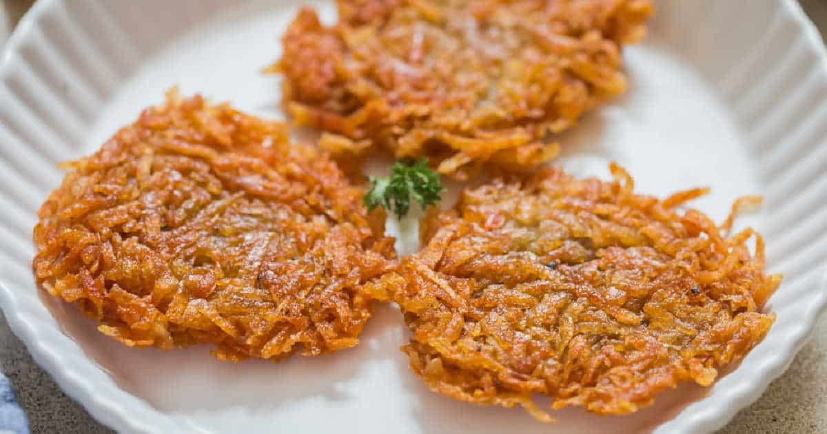 Crispy Potato Rösti (Crispy Potato Cakes)- Curry Trail