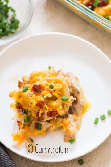 Bacon Cheddar Loaded Crack Potatoes Recipe - Curry Trail