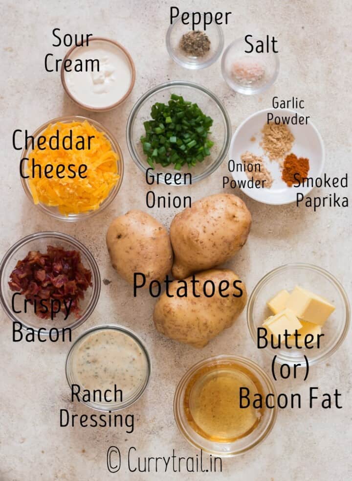 Bacon Cheddar Loaded Crack Potatoes Recipe - Curry Trail