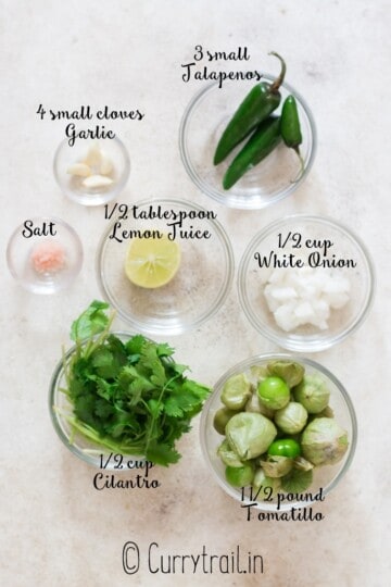 Roasted Tomatillo Salsa Verde - Curry Trail