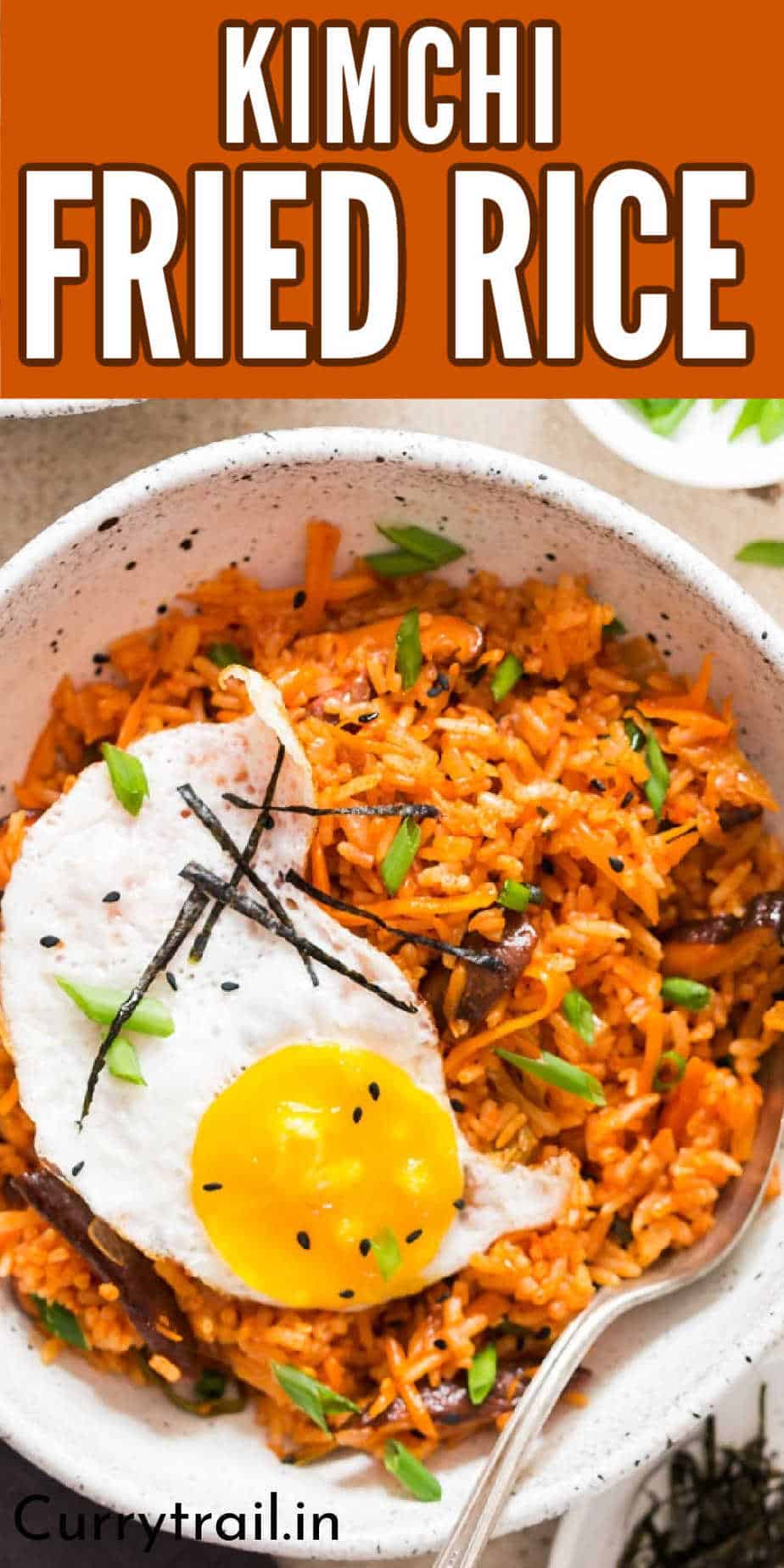 Easy Kimchi Fried Rice Recipe - Curry Trail