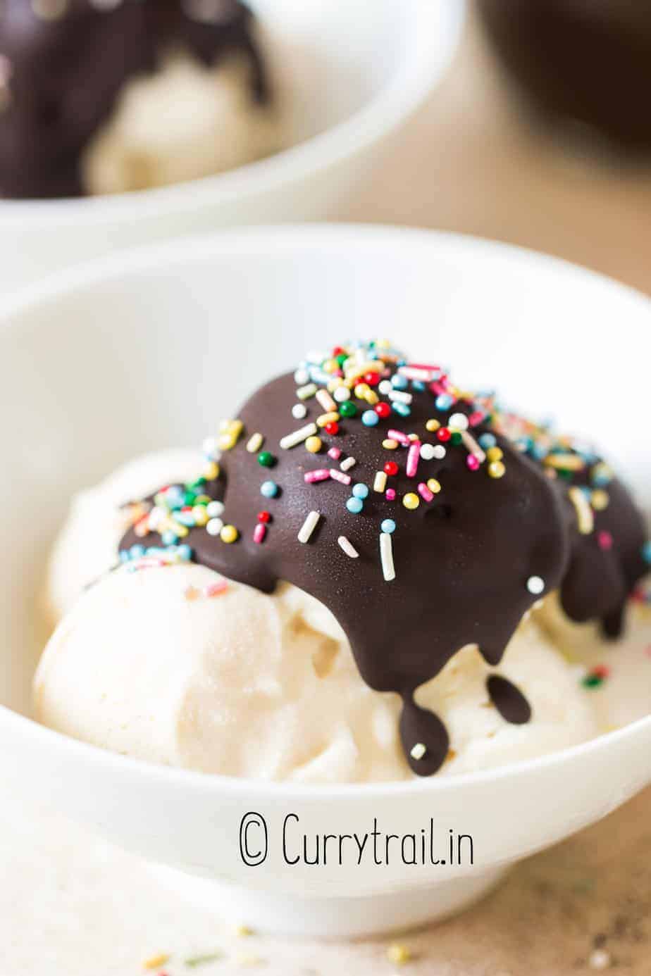 2 Ingredients Magic Shell - Curry Trail