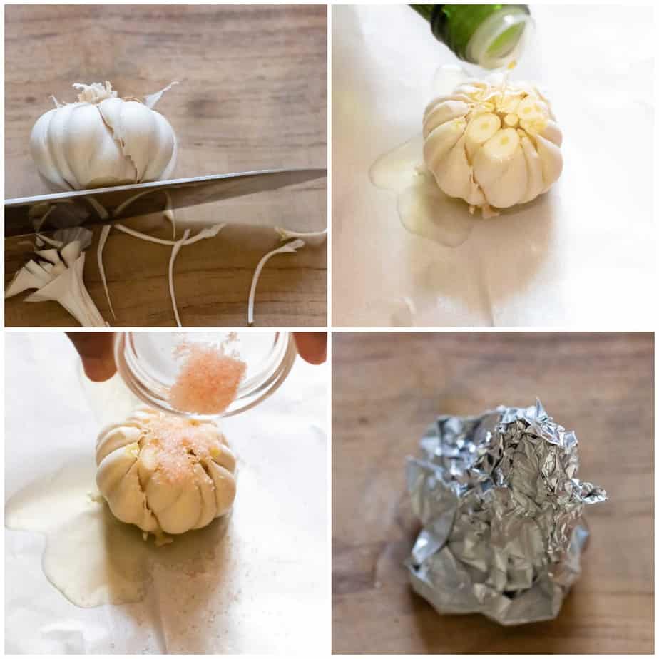 Roasted Garlic Creamy Mashed Cauliflower- Curry Trail