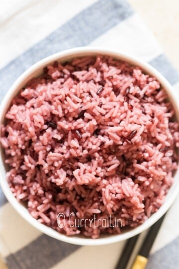 Korean Purple Rice- Curry Trail