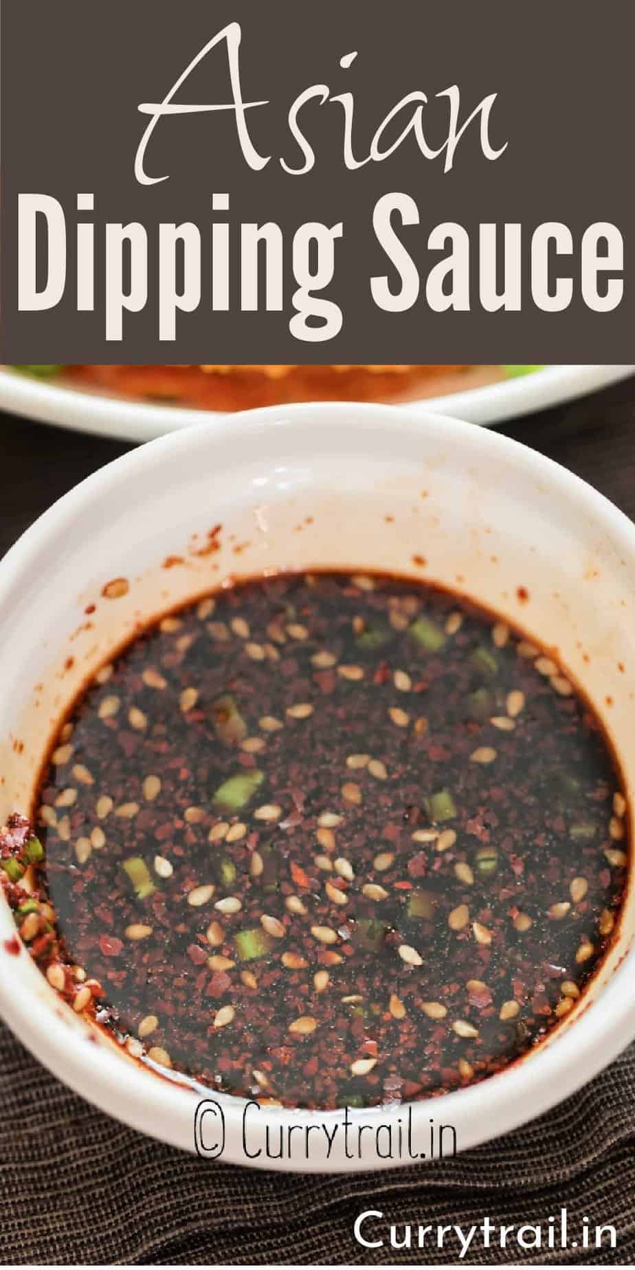 Asian Dipping Sauce - Curry Trail