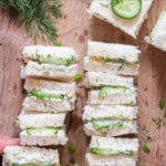 Refreshing Cucumber Cream Cheese Sandwich - Curry Trail