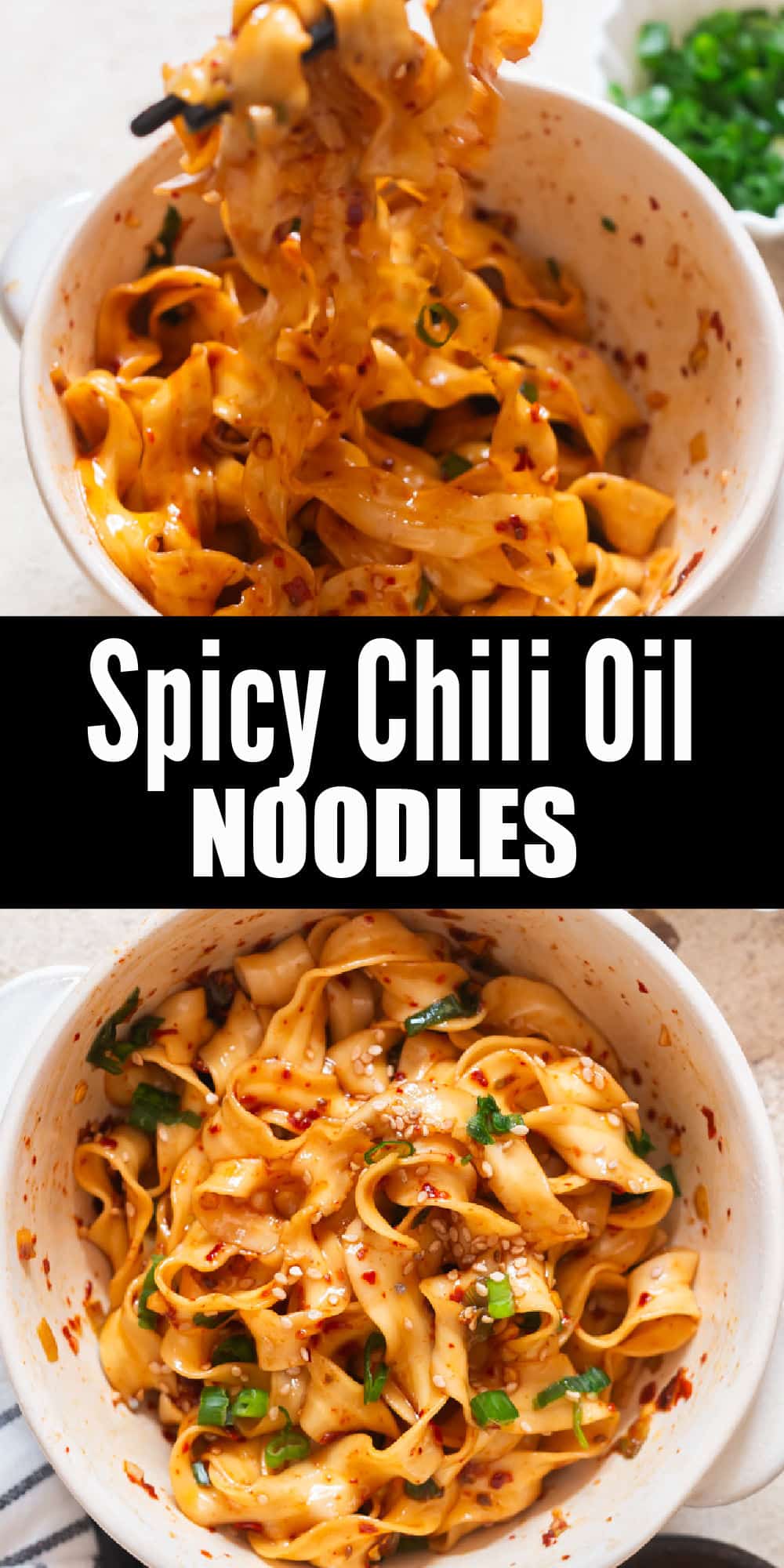 Spicy Garlic Chili Oil Noodles - Curry Trail
