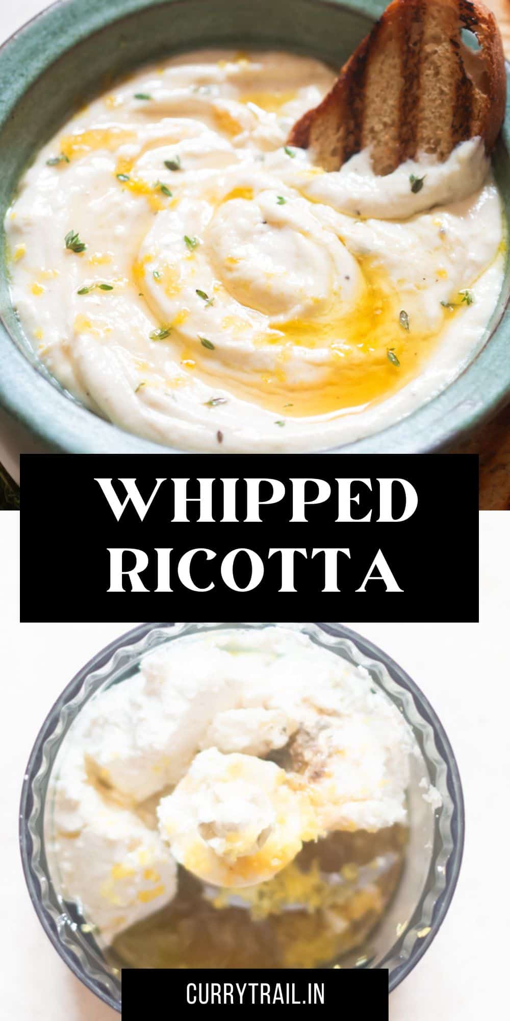 10 Minutes Whipped Ricotta - Curry Trail