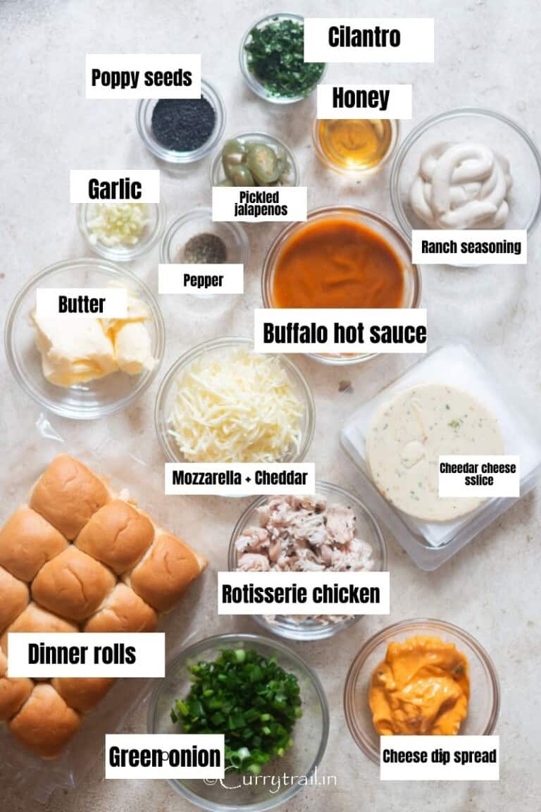 Cheesy Buffalo Chicken Sliders - Curry Trail